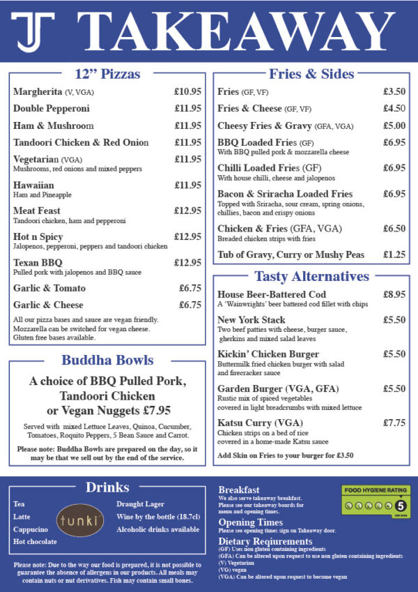 T'J's Restaurant > Lake District Campsite